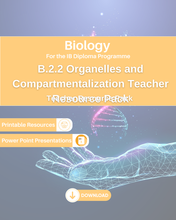 DP BIO B.2.2 Organelles and Compartmentalization Teacher Resource Pack ...