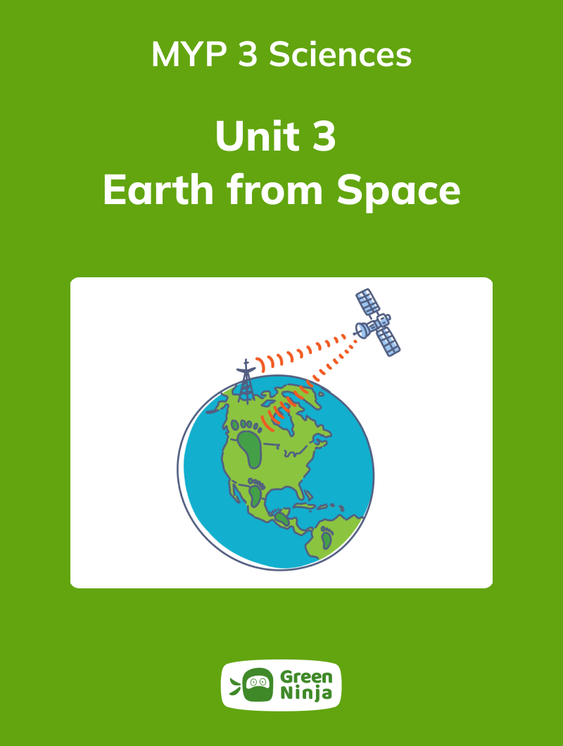 Green Ninja Unit 3 Earth from Space for MYP 3